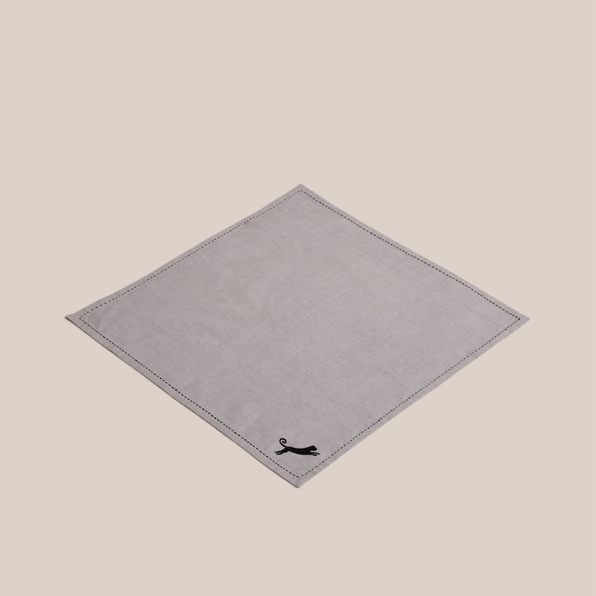 Grey Africana Dinner Napkin | Table Linen – Artisanlab